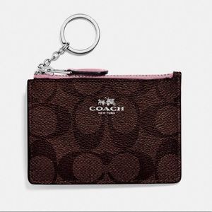 Coach | Bags | Mini Skinny Id Case In Signature Canvas | Poshmark